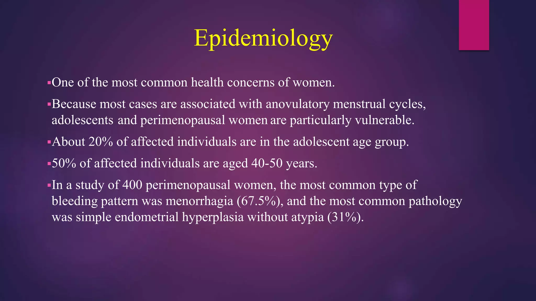 Abnormal uterine bleeding (aub) | PPT