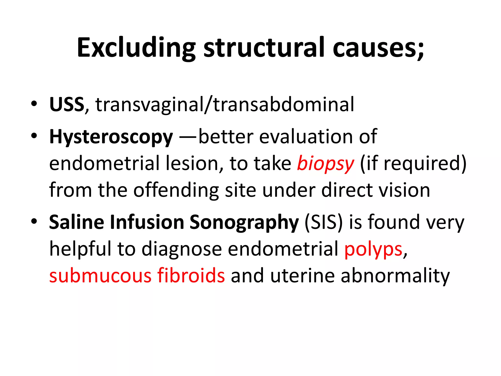 Abnormal uterine bleeding (AUB) | PPTX