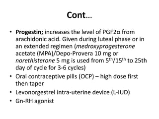 Abnormal uterine bleeding (AUB) | PPTX