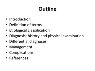 Abnormal uterine bleeding (AUB) | PPTX