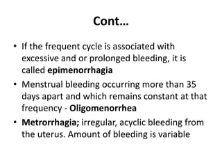 Abnormal uterine bleeding (AUB) | PPTX