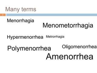 Abnormal uterine bleeding | PPT | Pregnancy | Reproductive Health