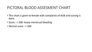 ABNORMAL UTERINE BLEEDING causes and explaination | PPT