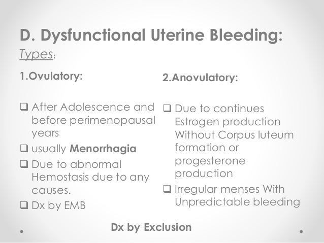 Hypothyroidism And Abnormal Uterine Bleeding Symptoms Of