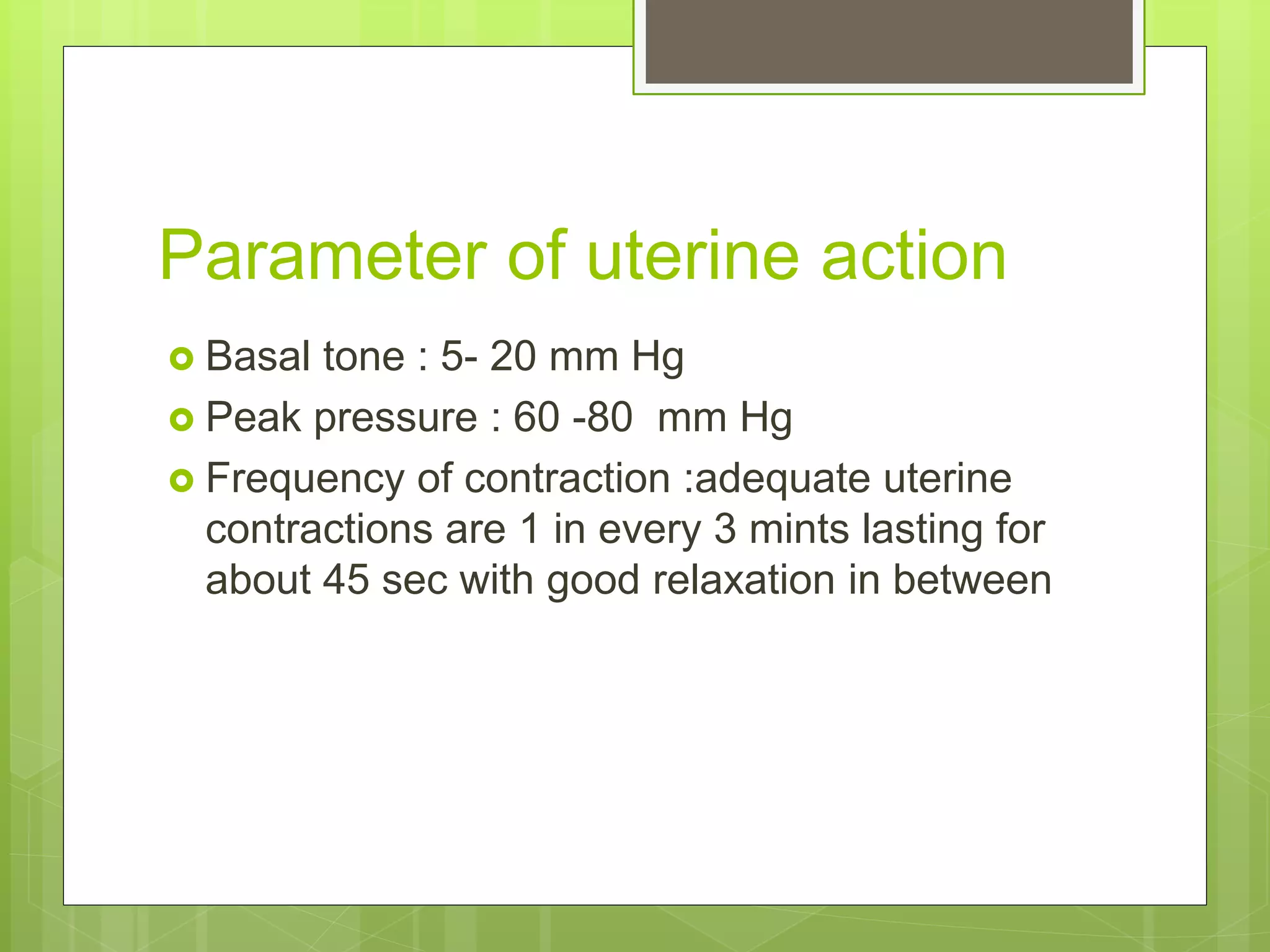 Abnormal uterine contraction | PPTX