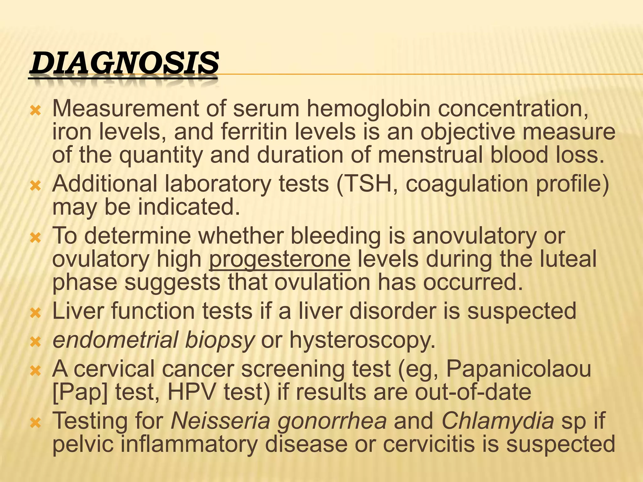 Abnormal vaginal bleeding | PPTX