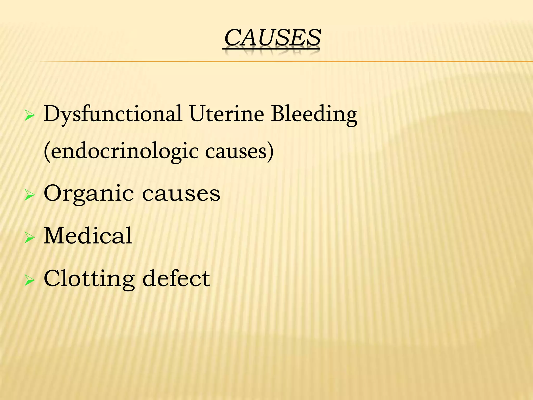 Abnormal vaginal bleeding | PPTX