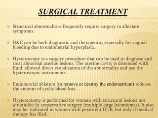 Abnormal vaginal bleeding | PPTX
