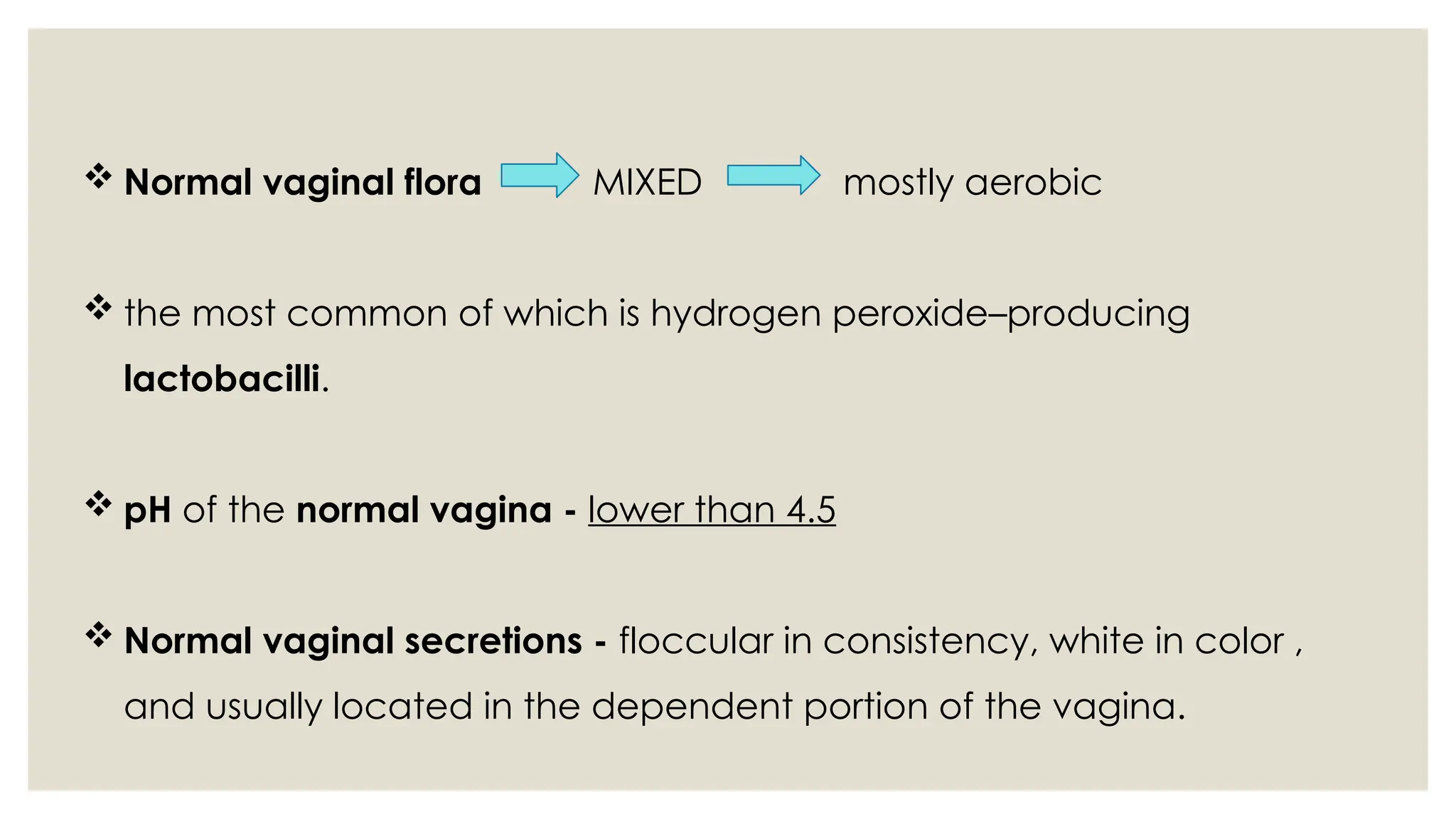 Abnormal vaginal discharge a clinical presentation about vaginal ...