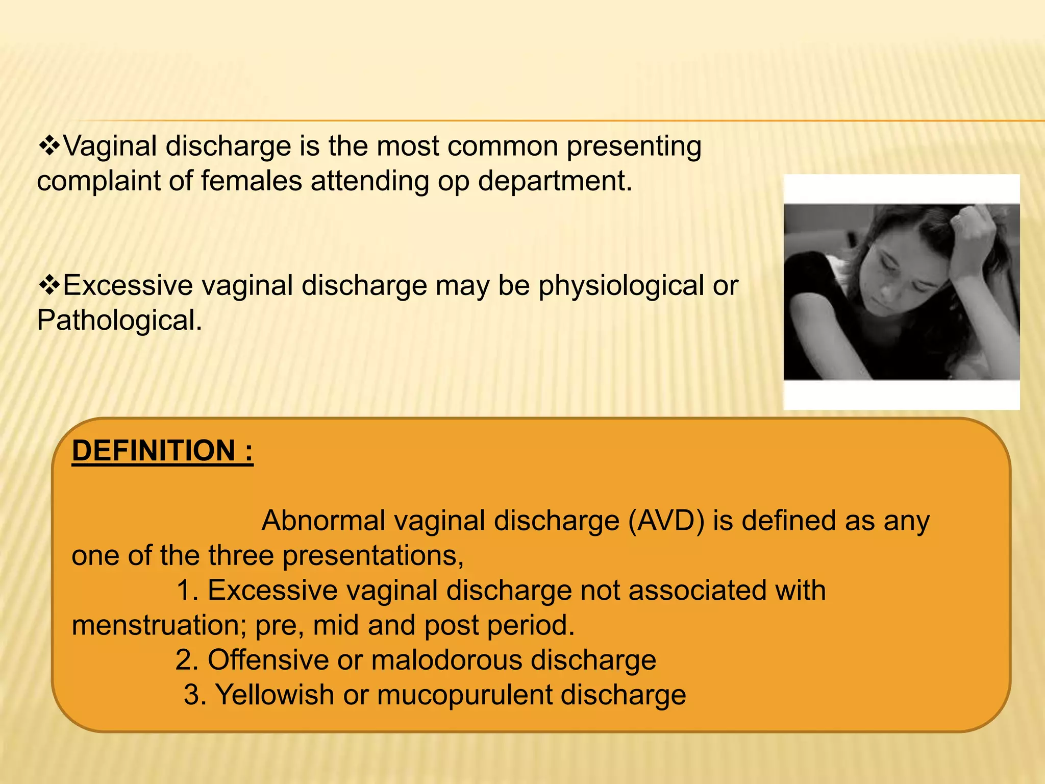 Abnormal vaginal discharge etiopathogenesis-physiological | PPTX
