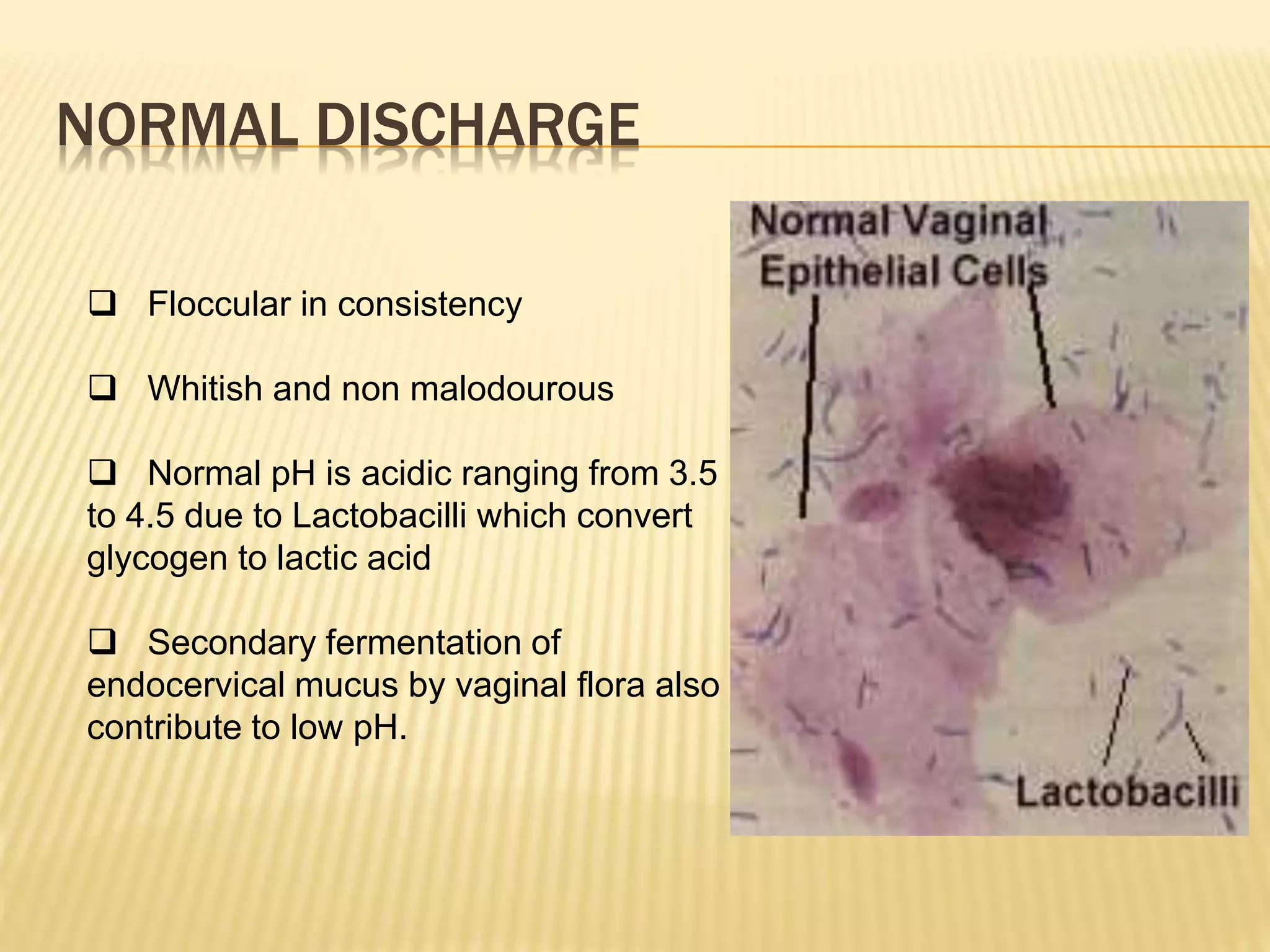 Abnormal vaginal discharge etiopathogenesis-physiological | PPTX