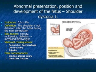 Abnormalities of labour and delivery | PDF