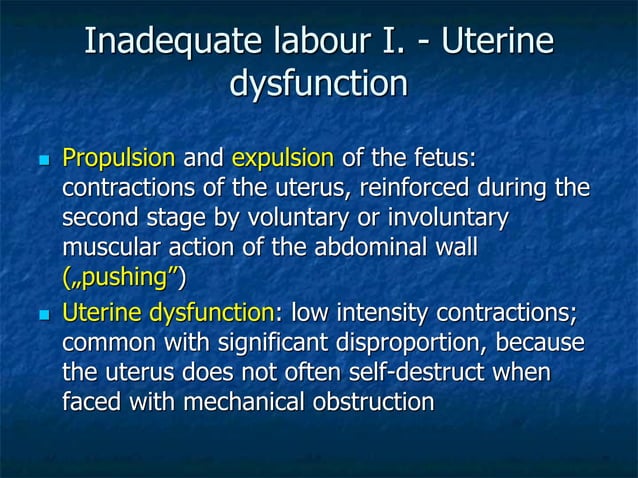 Abnormalities of labour and delivery | PDF