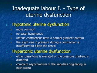 Abnormalities of labour and delivery | PDF