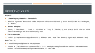 DIFERENÇAS ENTRE ABNT x APA - Alfredo-Willer | PPTX