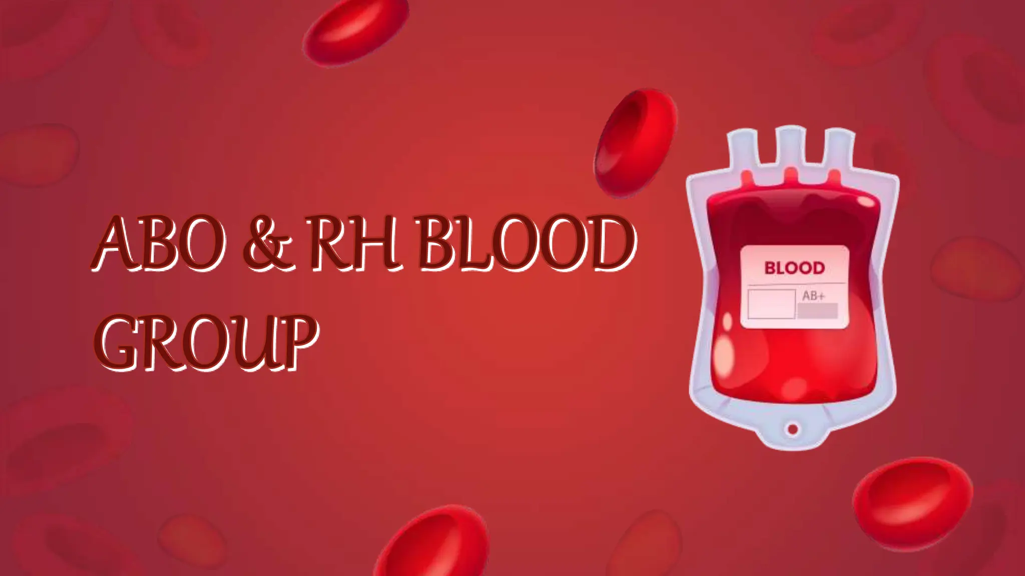 MAJOR BLOOD GROUP : ABO SYSTEM (ISBT001) | PPTX