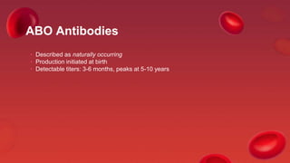 MAJOR BLOOD GROUP : ABO SYSTEM (ISBT001) | PPTX