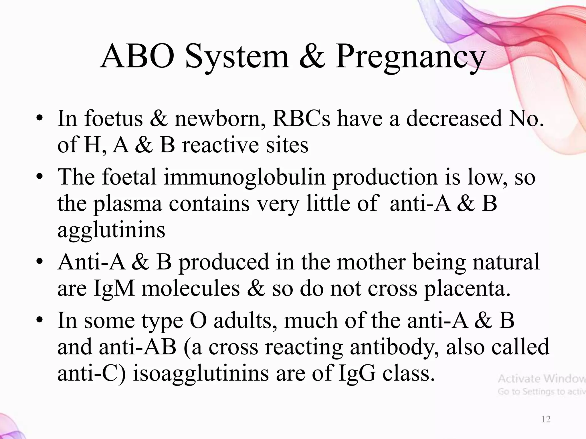 ABO-Rh Isoimmunisation in that The Basics of Blood, antibody can Be ...