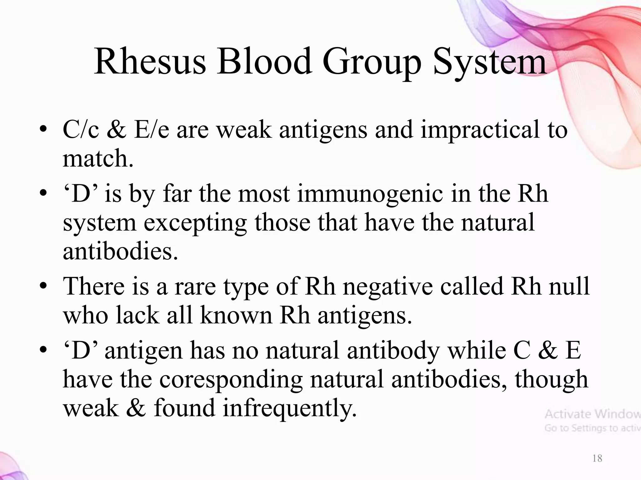 ABO-Rh Isoimmunisation in that The Basics of Blood, antibody can Be ...
