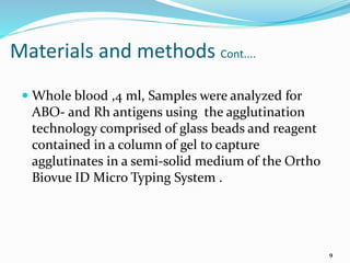 ABO and Rh antigen distribution among pregnant women in South Western ...