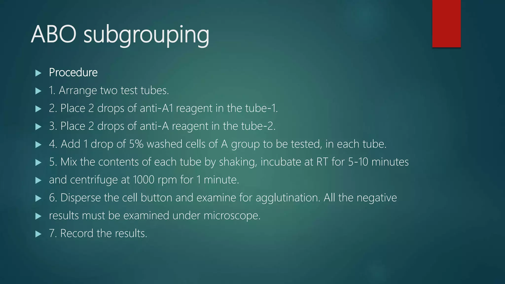 Abo blood grouping | PPTX