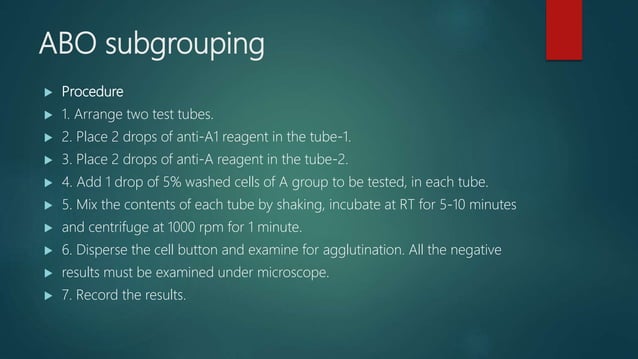 Abo blood grouping | PPTX