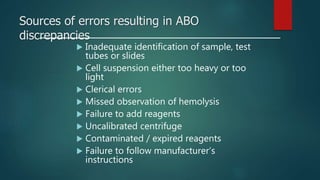 Abo blood grouping | PPTX