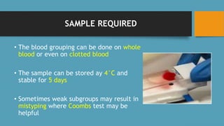 ABO Blood Grouping | PPTX | Blood Disorders | Diseases and Conditions