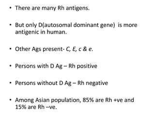 Abo blood grouping and rh factor | PPTX