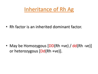 Abo blood grouping and rh factor | PPTX