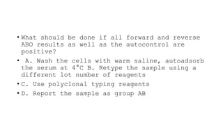 ABO BLOOD GROUP QUESTION blood bank.pptx