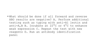 ABO BLOOD GROUP QUESTION blood bank.pptx