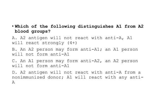 ABO BLOOD GROUP QUESTION blood bank.pptx