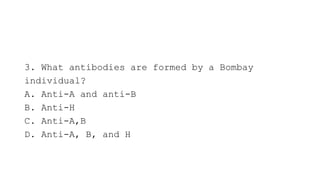 ABO BLOOD GROUP QUESTION blood bank.pptx