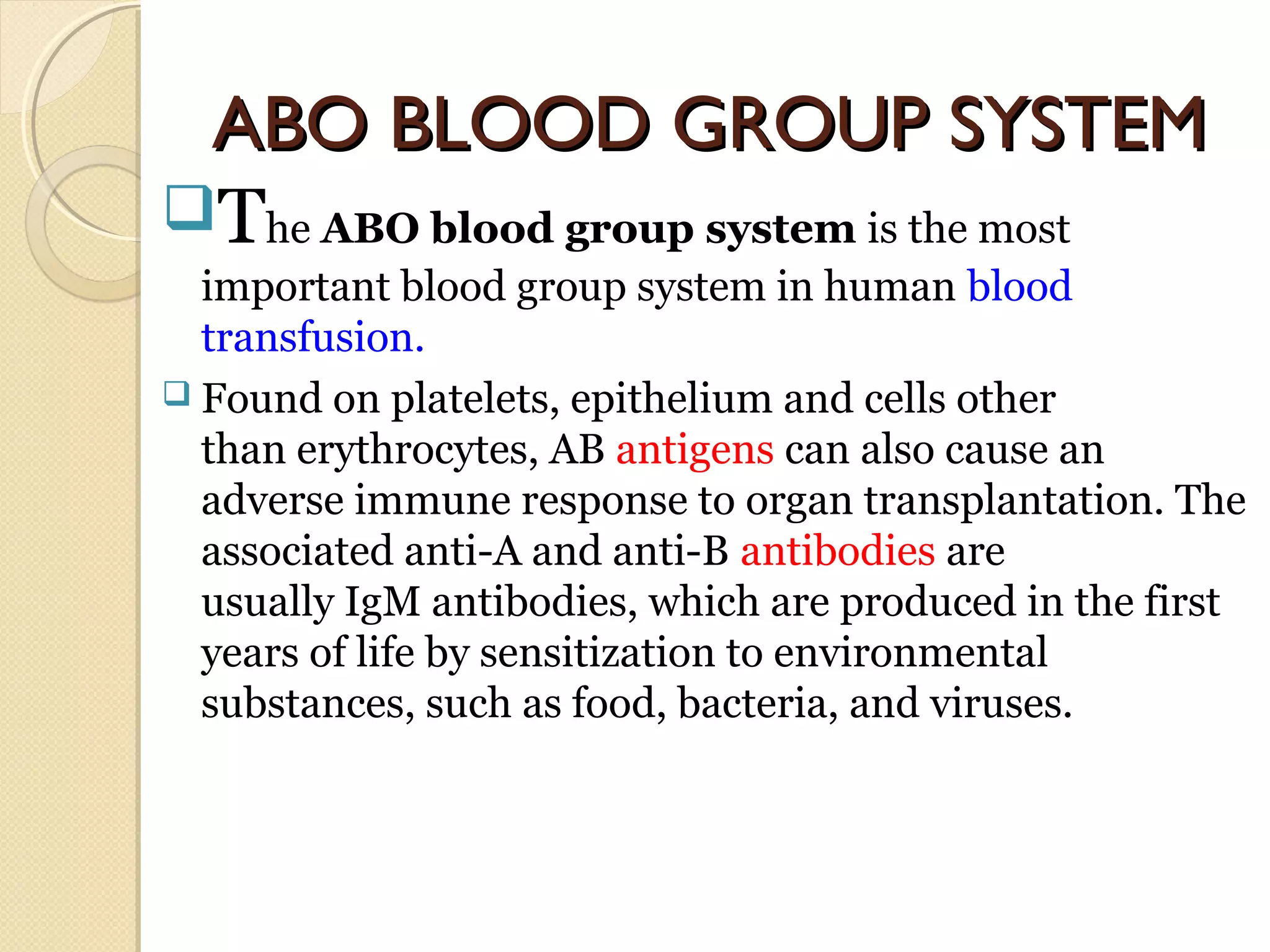 Abo blood group system | PPT