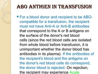Abo blood group system | PPT