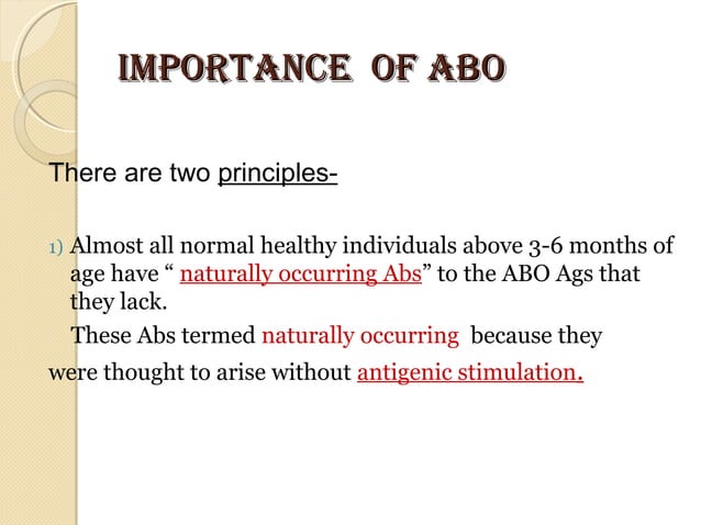 Abo blood group system | PPT