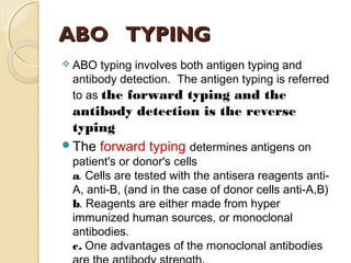 Abo blood group system | PPT