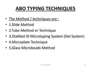 Abo blood group system | PPTX