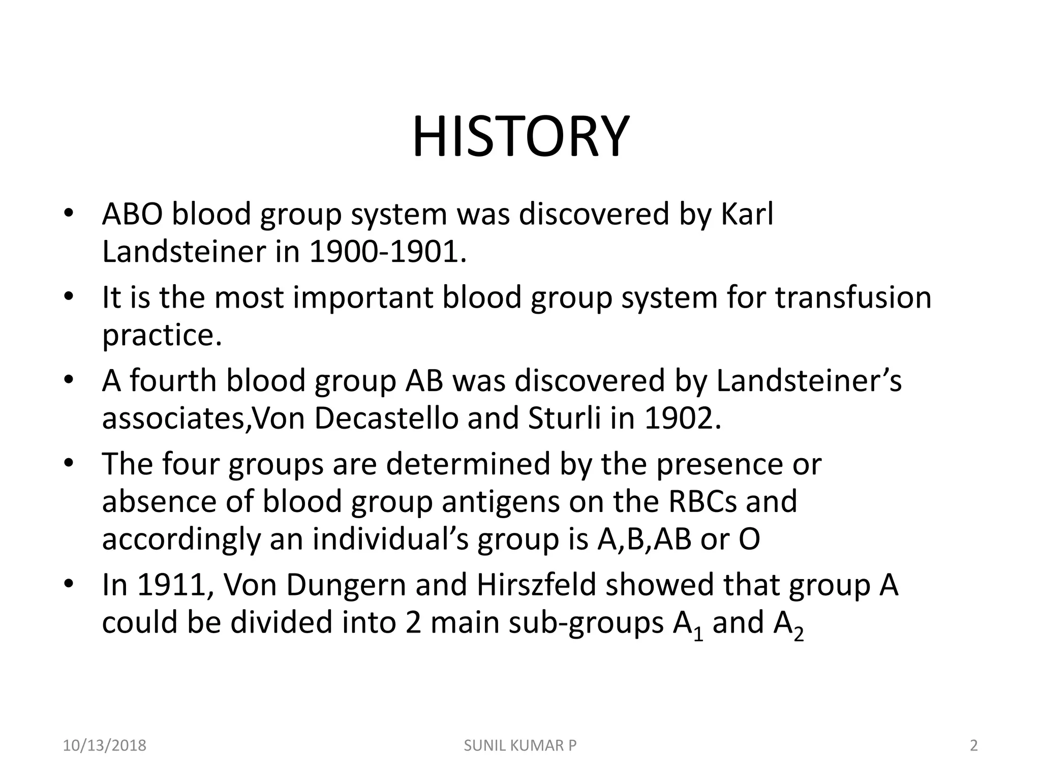 Abo blood group system | PPTX