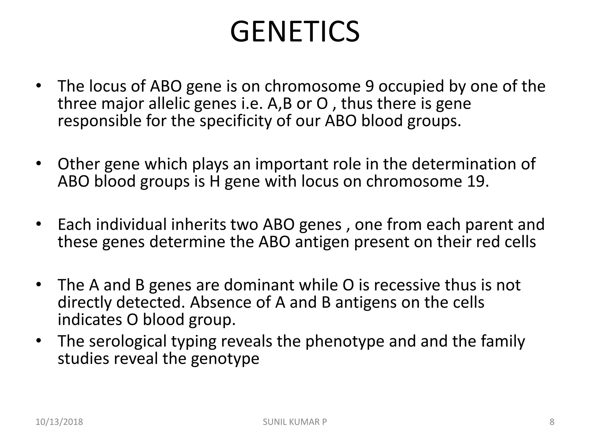 Abo blood group system | PPTX