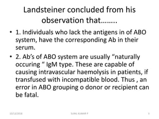 Abo blood group system | PPTX