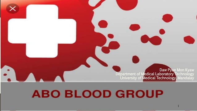 ABO blood group system | PPTX