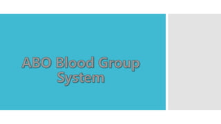 Abo blood group system | PPT