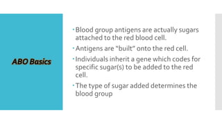 Abo blood group system | PPTX