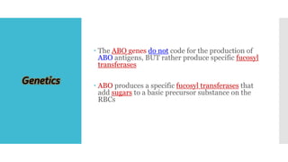 Abo blood group system | PPT