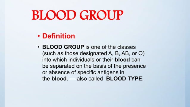 ABO blood group system and history | PPTX | Blood Disorders | Diseases ...