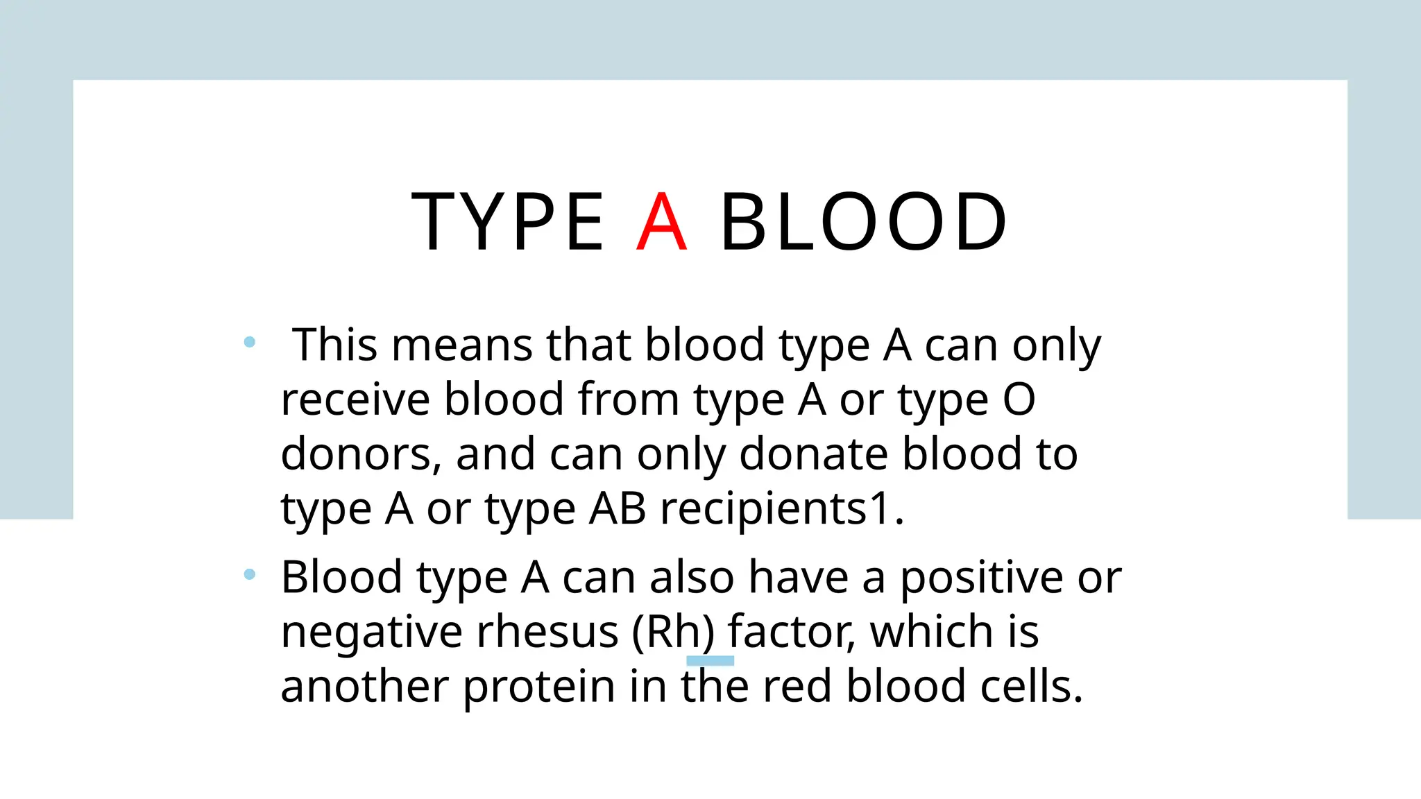 AbO Blood Relationship: The classification of blood. .pptx