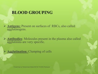 ABO and RH group System | PPTX