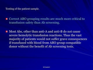 ABO compatibility testing.pptx........... | PPTX